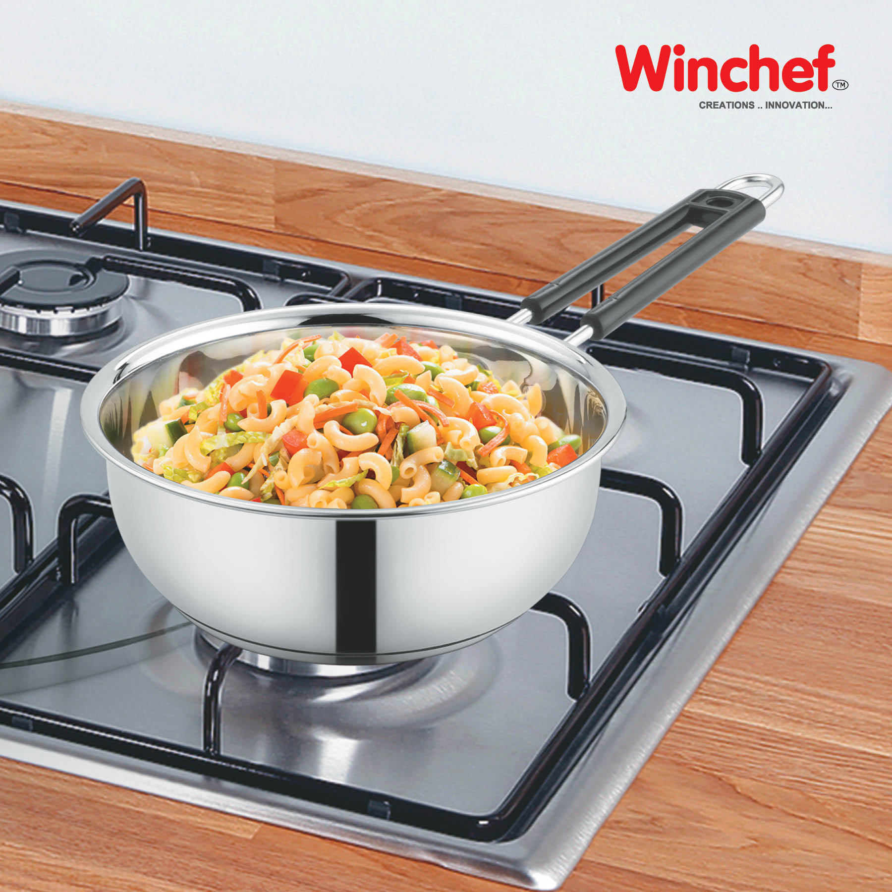 Regular Series Stainless Steel Deep Fry Pan Gas and Induction ...